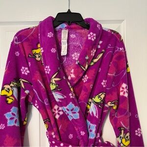 Disney | Intimates & Sleepwear | Disney Tinker Bell Robe Purple Short ...